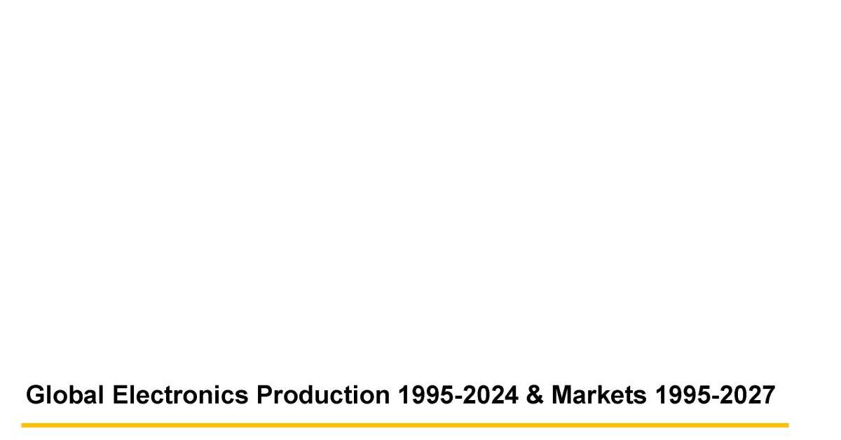 Global Electronics Industry Database 1995-2028 | Reed Electronics Research